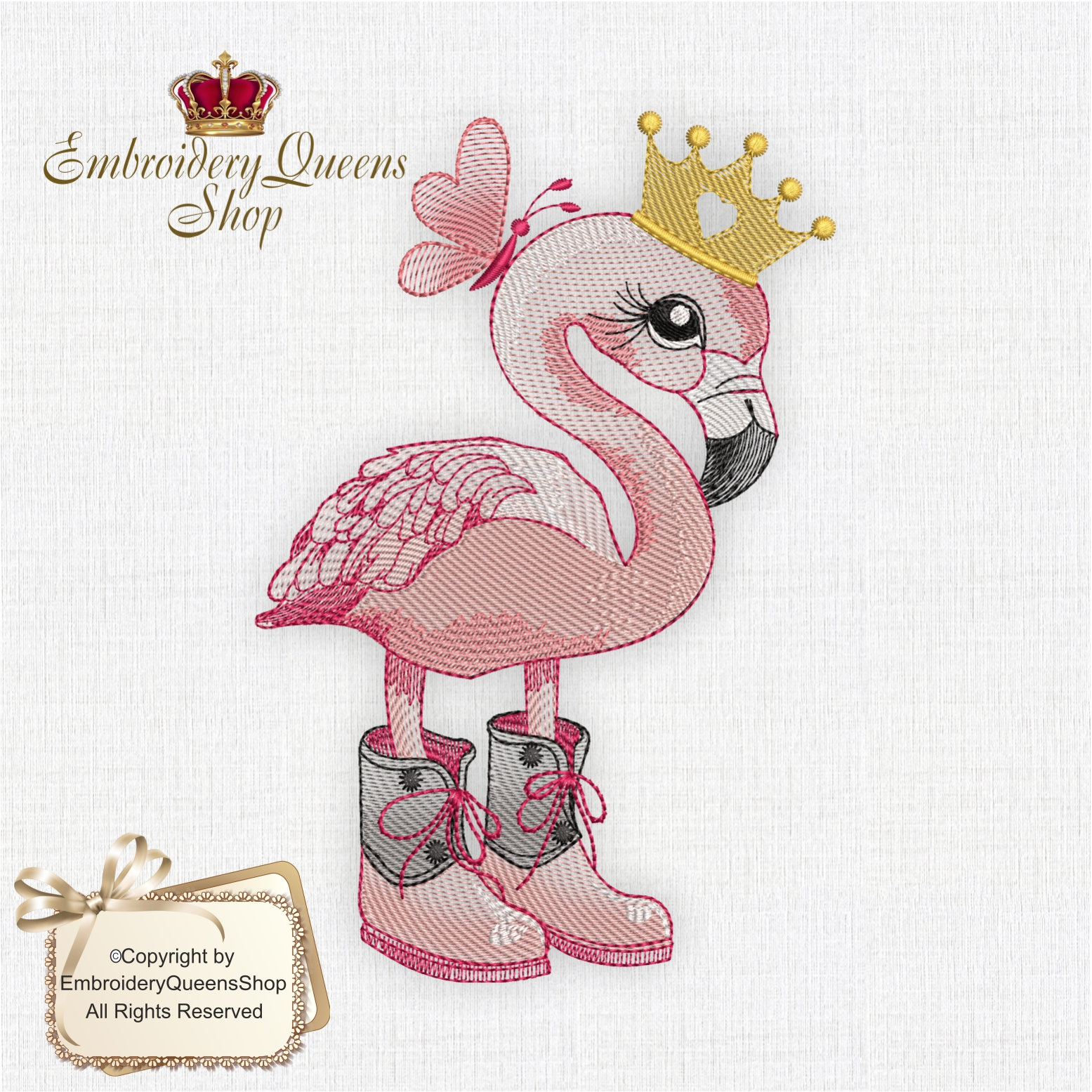 Baby Flamingo Machine Embroidery Design Bird Babies Series 3 - Etsy