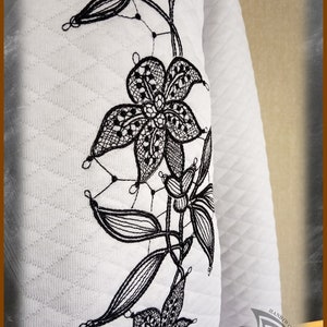 Lily Machine Embroidery Designs 2 Sizes to Download Fit 7x11 ...
