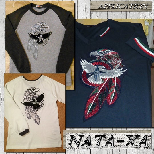 Eagle 1. Machine Embroidery Design With Applique Elements - Etsy
