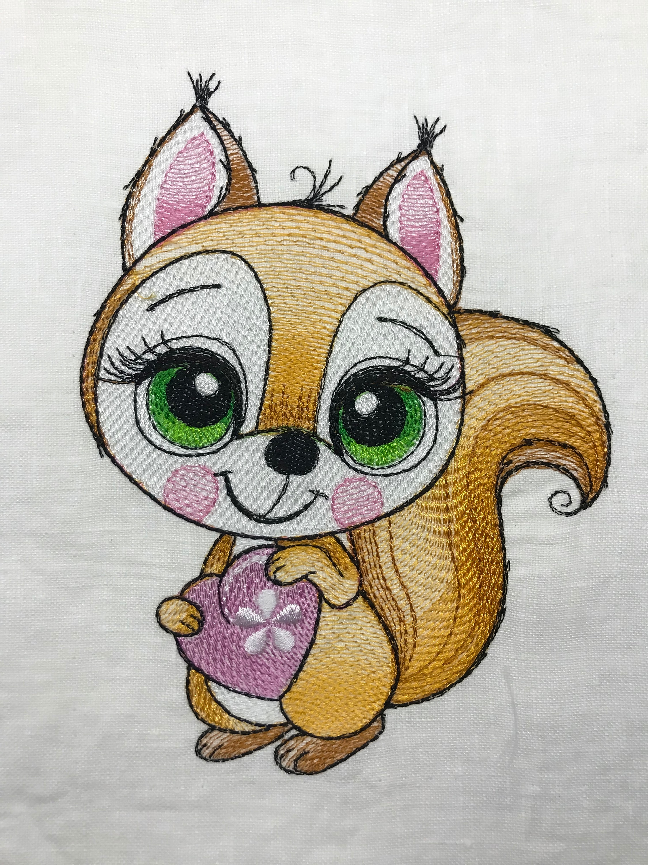 Baby Squirrel Machine Embroidery Designs Instant Download in 3 - Etsy