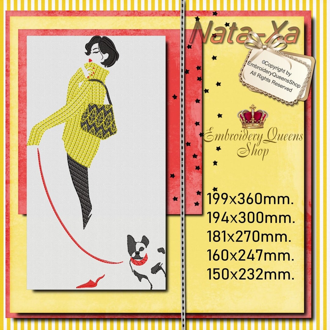 Dog Mom Machine Embroidery Design 5 Sizes to Download Fit 6x9.2 ...
