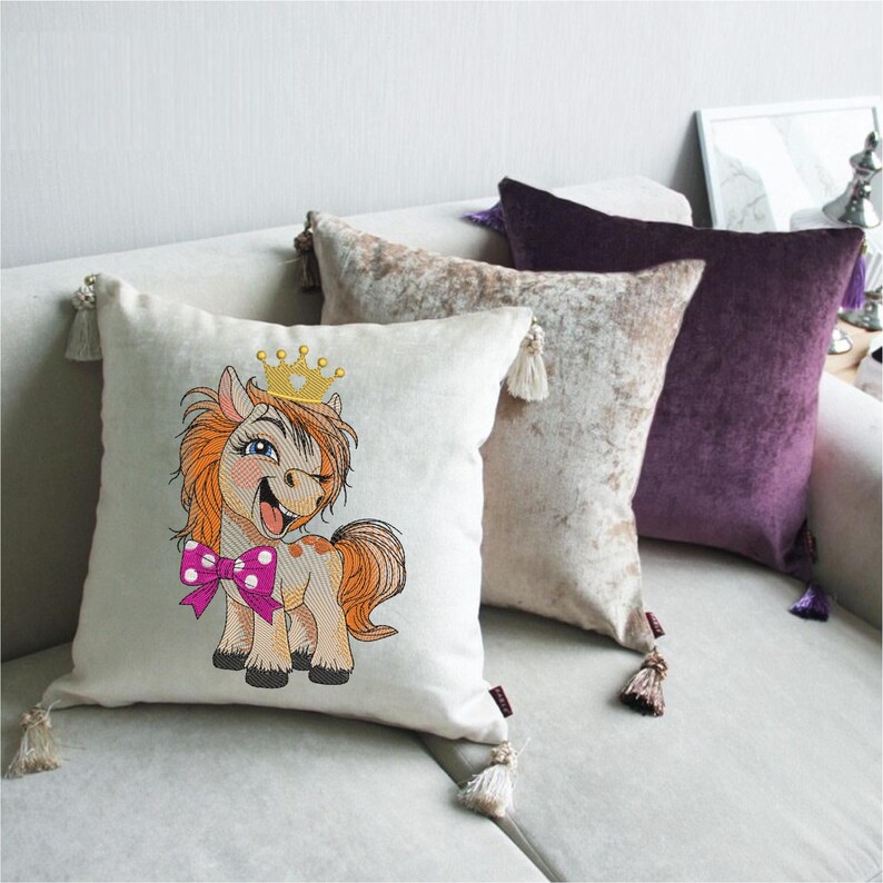 Baby Horse Pony Machine Embroidery Design 3 Sizes to Download Farm ...