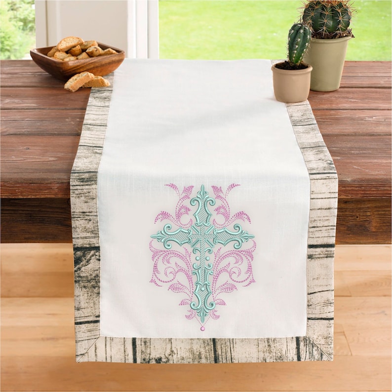 Cross Machine Embroidery Design. 3 Sizes to Download. Fit 5x7" (130x180 ...