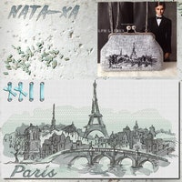 Paris Machine Embroidery Design - Eiffel Tower 3x5 - Etsy