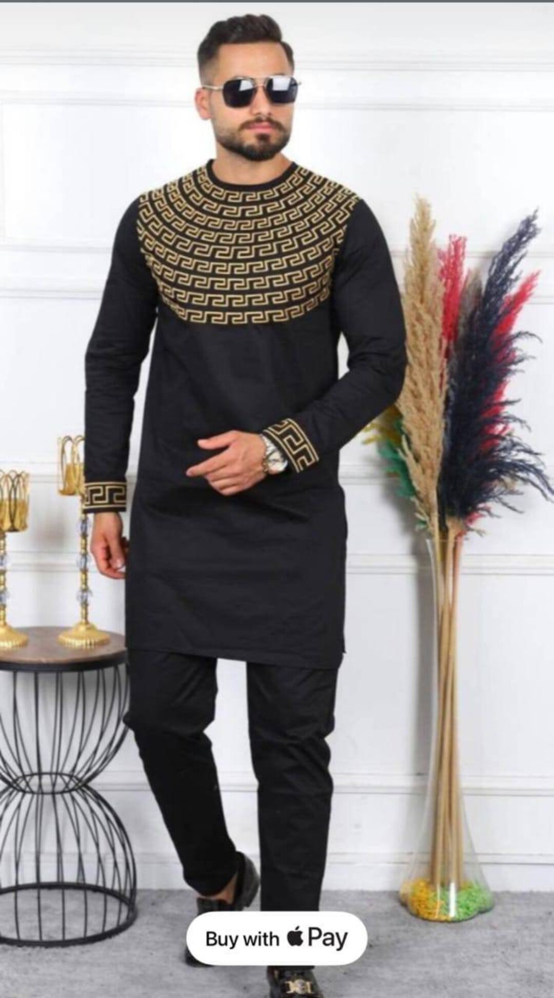 African Men Outfit African Dashiki Set Shirt and Pant - Etsy