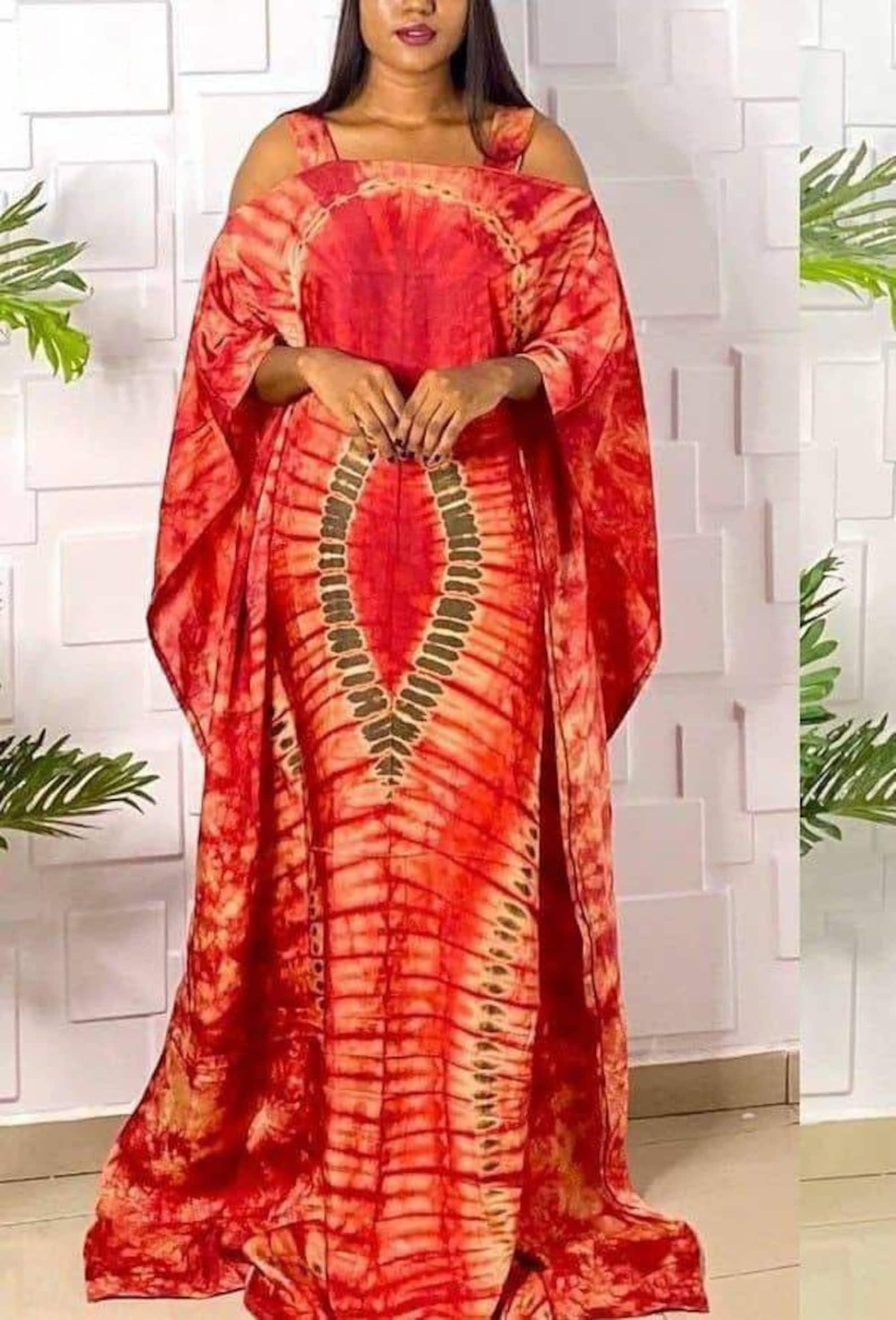 Adire Gown Styles, Adire Styles for Women, Adire Kaftan Styles, Adire ...