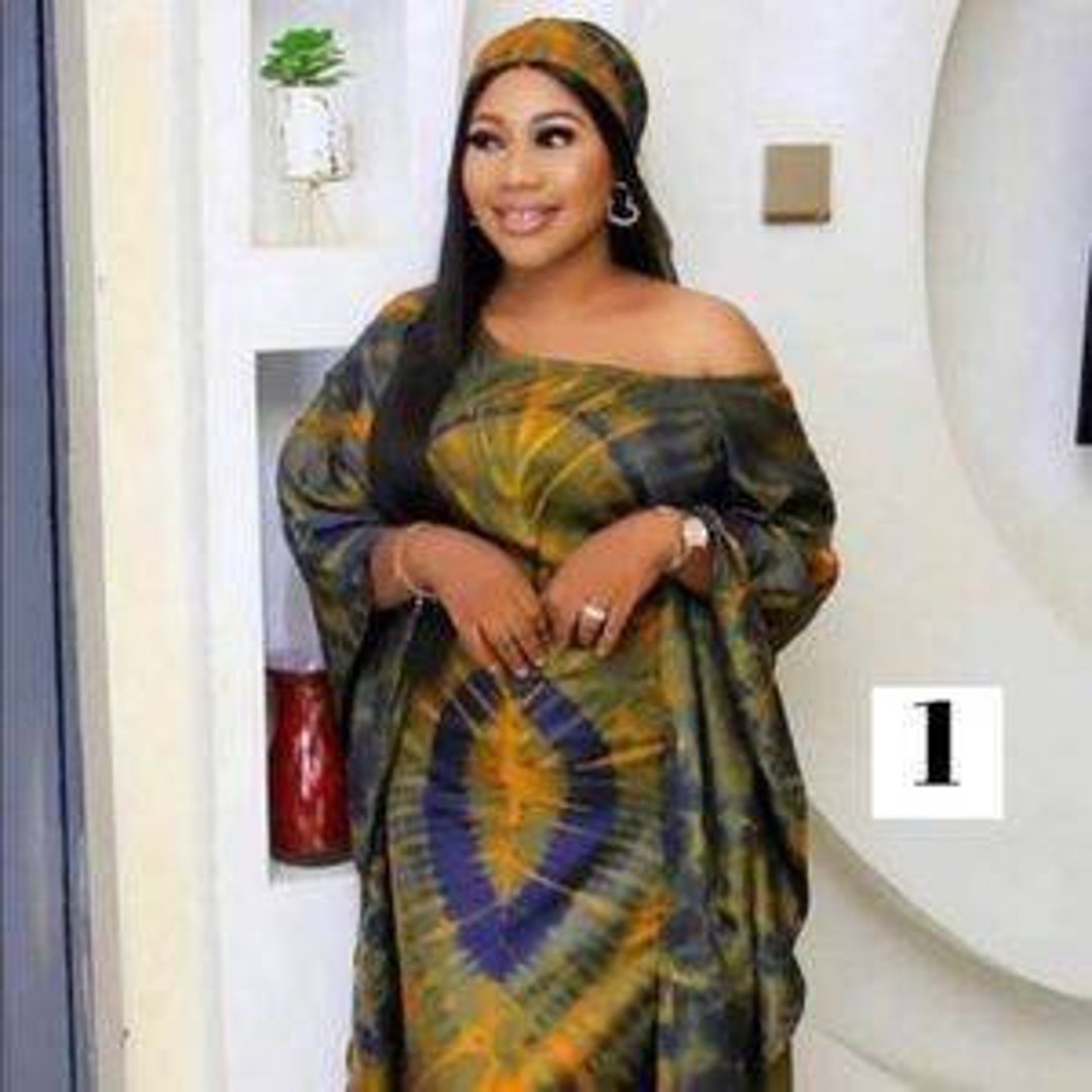 Adire Gown Styles, Adire Styles for Women, Adire Kaftan Styles, Adire ...