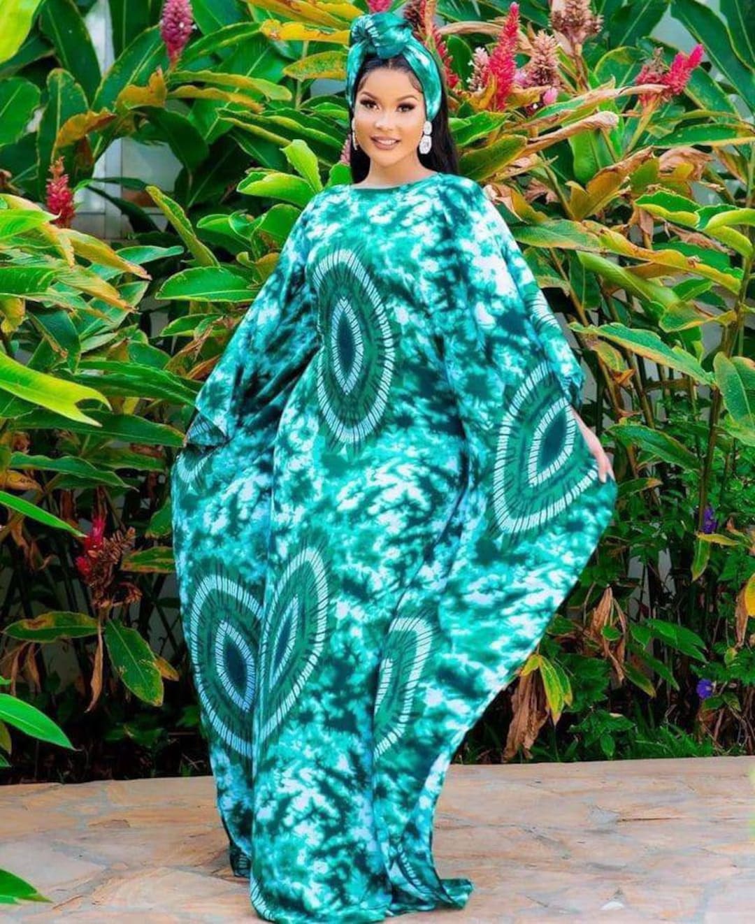 Adire Gown Styles Adire Styles for Women Adire Kaftan - Etsy