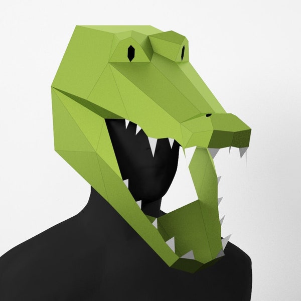 Crocodile Mask - Etsy