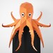 Octopus Mask DIY, Low Poly Mask Devilfish, Paper Craft Mask Poulpe, Pdf ...