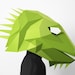 Iguana Mask Low Poly, Digital Template, Papercraft Reptile Masks - Etsy