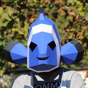 Clownfish Mask: DIY Low Poly Papercraft Costume (PDF Template) - Etsy