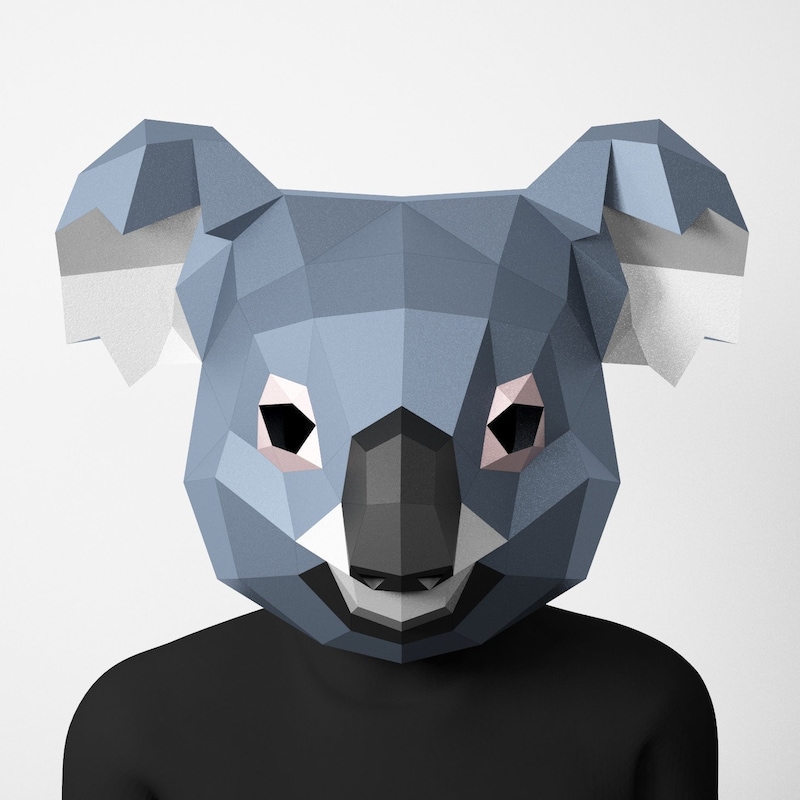Koala Mask - Etsy