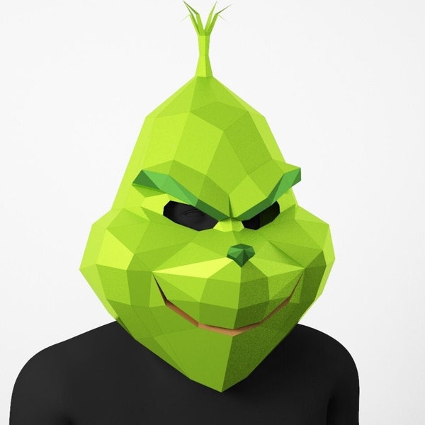 Grinch Mask - Etsy