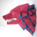 She-wolf Head Polygonal Wall Sculpture, Diy Papercraft , Wall Decor ...