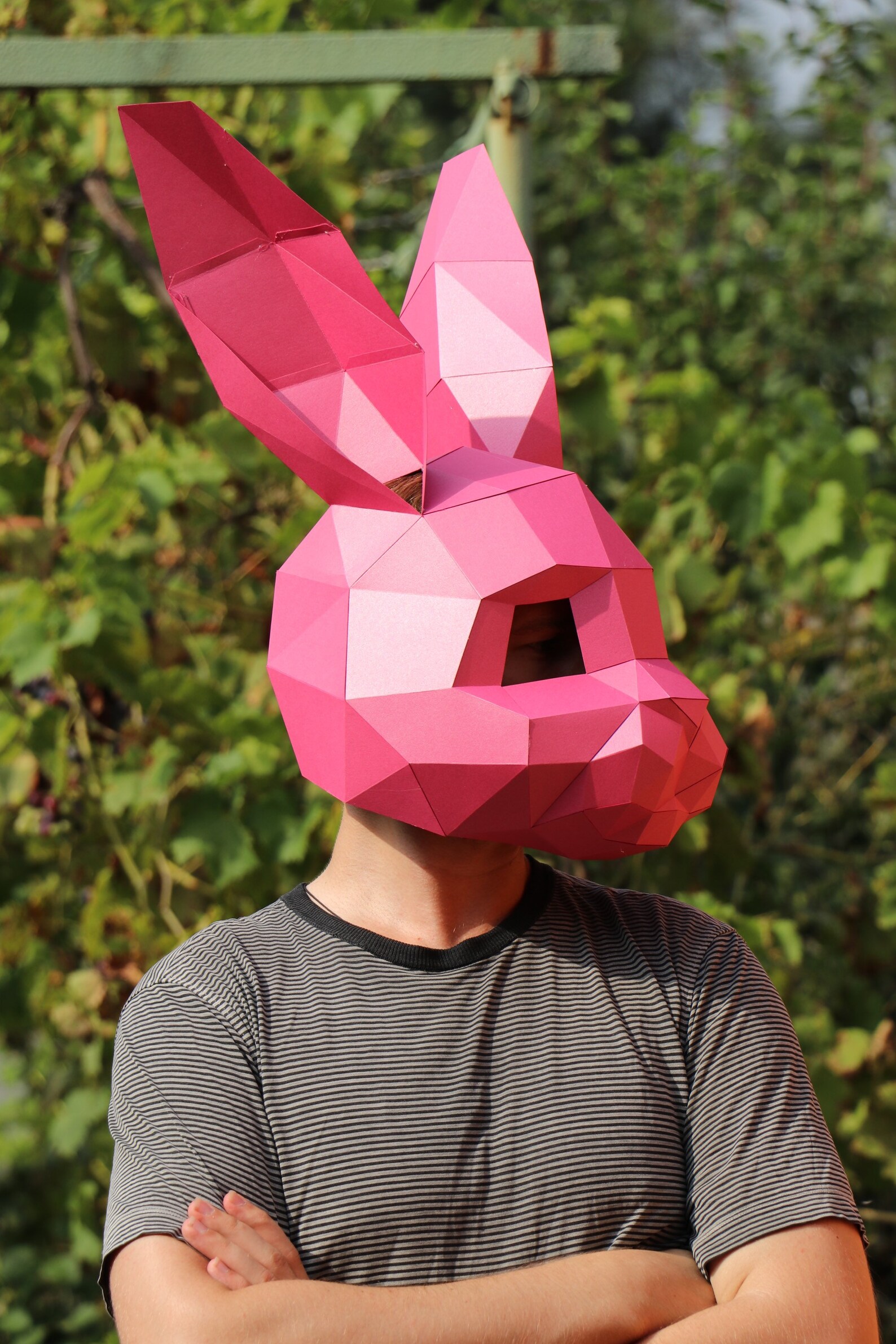 Hare Mask PDF Template DIY Rabbit Mask DIY Hare Mask - Etsy