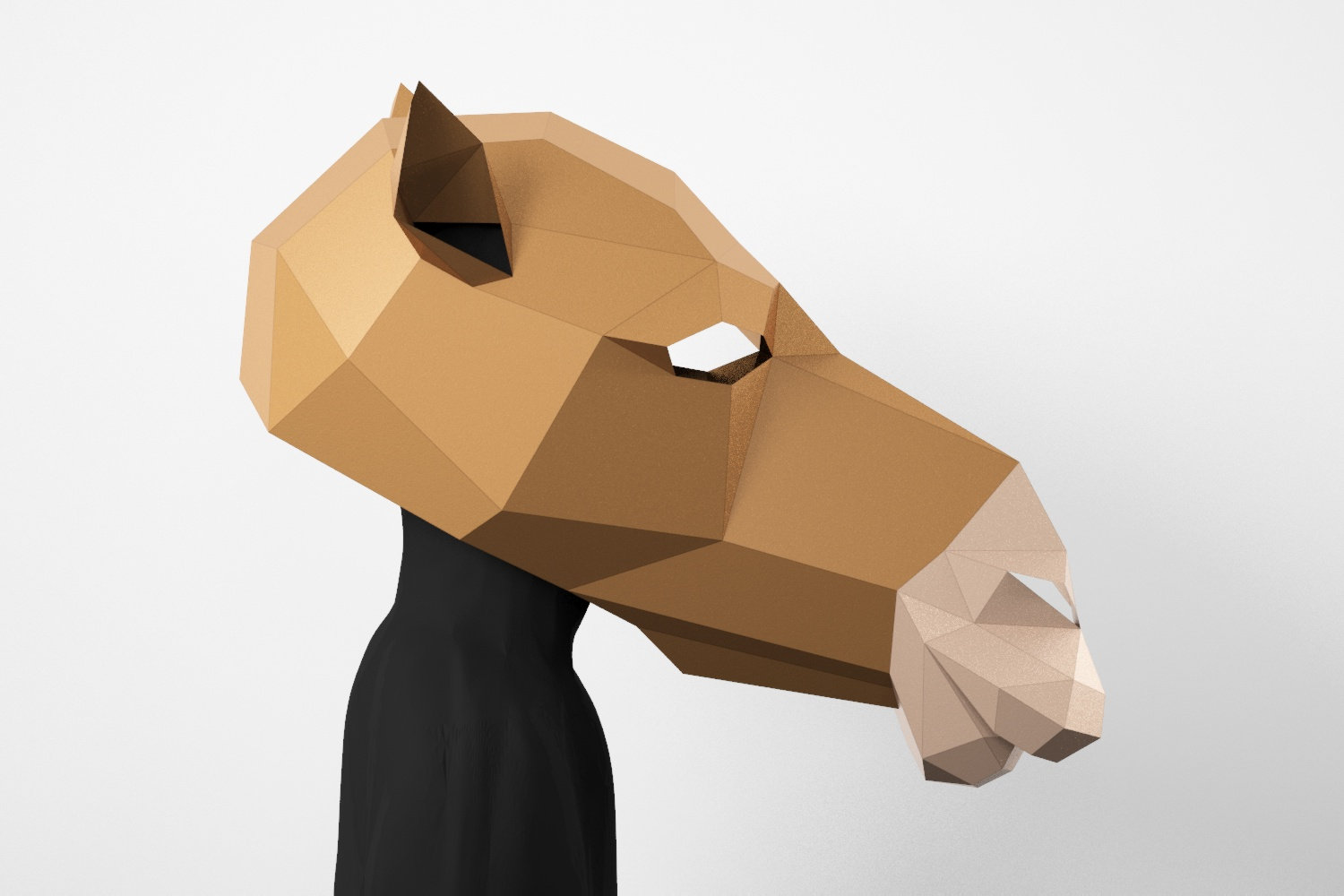 Camel Low Poly Mask DIY Poligonal Mask Camel PDF Template - Etsy