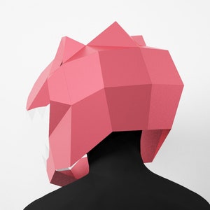 T-rex Low Poly Mask DIY Paper Craft Mask Dinosaur PDF - Etsy Canada
