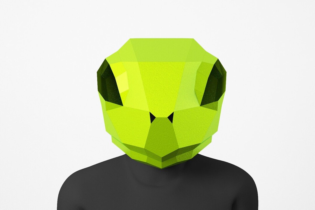 Turtle Mask PDF, Template DIY, Papercraft Mask, Animal Mask, Papermask ...