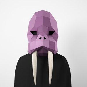 Walrus Msdk, Kid Costume, Paper Craft Template, 3d Mask, Paper Art, 3d ...