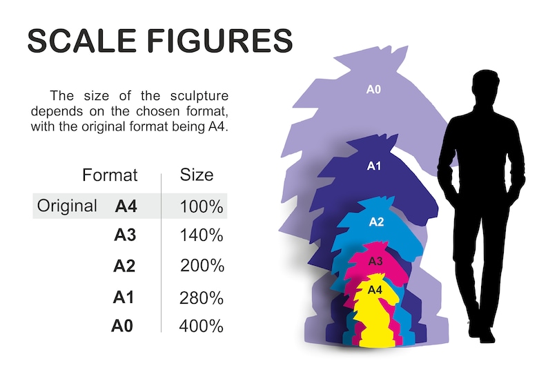 She-wolf Head Polygonal Wall Sculpture, DIY Papercraft Template (pdf ...