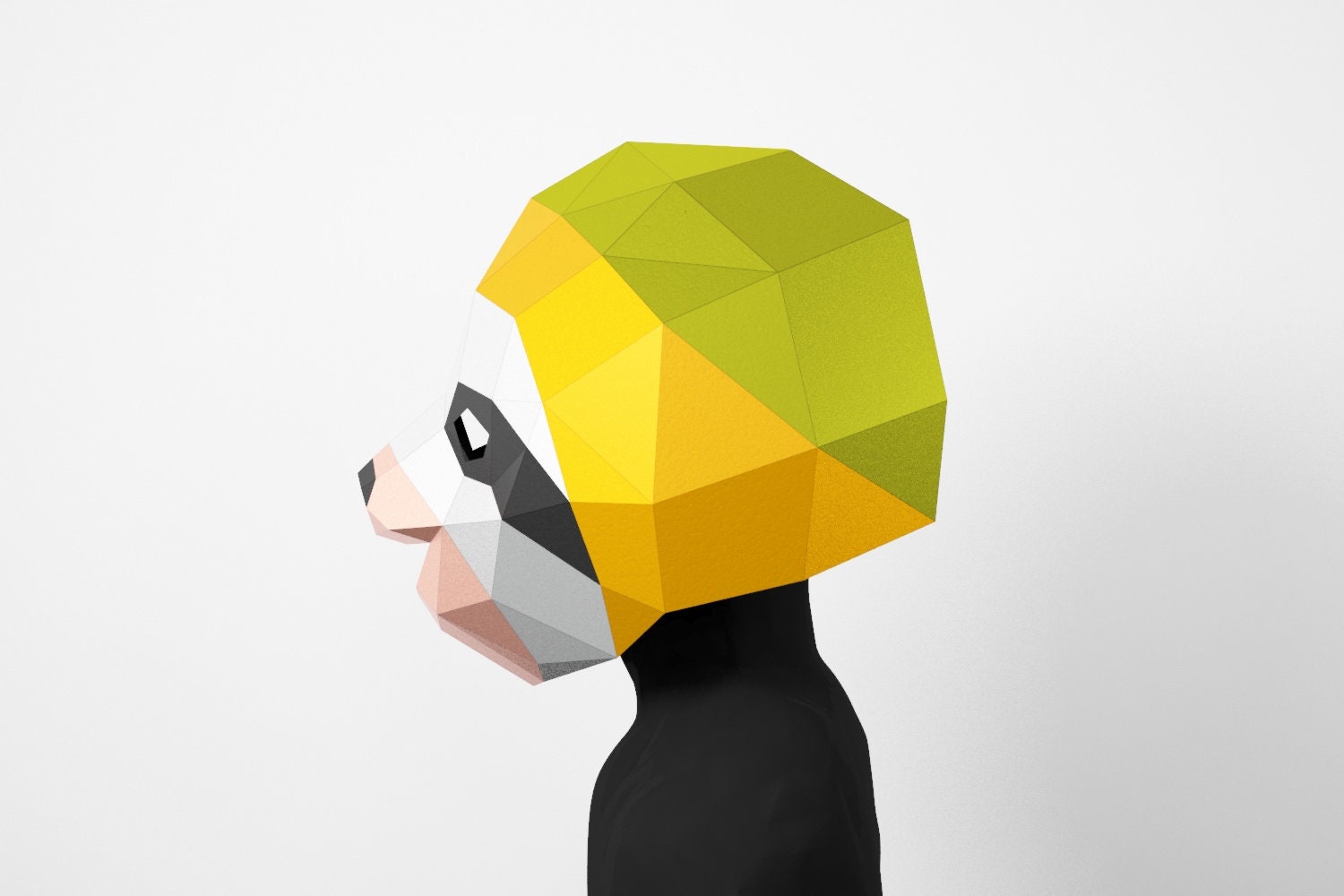 Sloth Mask: DIY 3D Paper Craft Costume (PDF Template) - Etsy