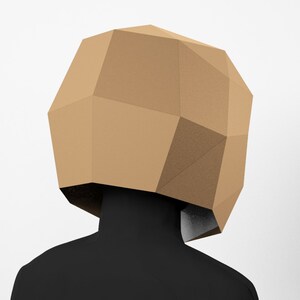 Owl Low Poly Mask DIY Paper Craft Mask Owl PDF Template for - Etsy