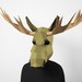 Elk Mask Moose Mask Kid Costume Animal Mask Moose Gift - Etsy