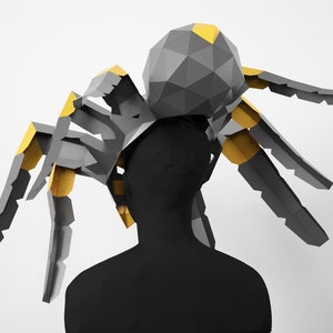 Spiders Tarantulas, DIY Mask, 3D Paper Mask, Spider Costume, Tarantula ...