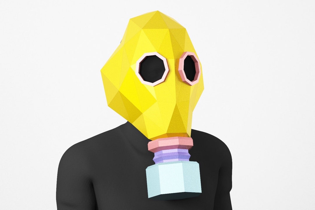 DIY Papercraft Gas Mask: Steampunk Cosplay Halloween Costume (PDF ...