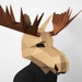 Elk Mask Moose Mask Kid Costume Animal Mask Moose Gift - Etsy