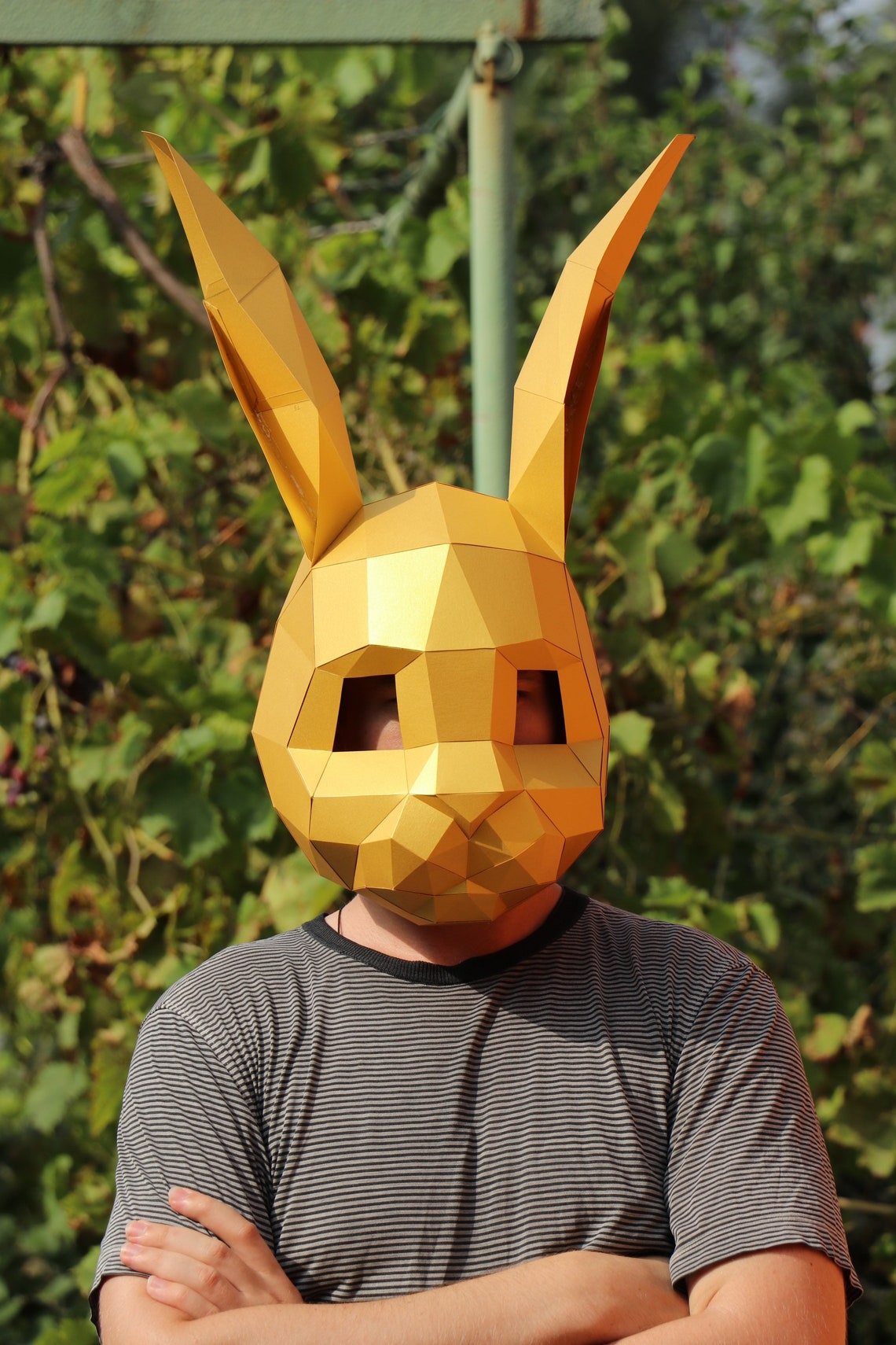 Hare Mask PDF Template DIY Rabbit Mask DIY Hare Mask - Etsy