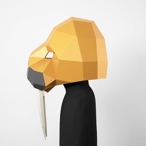 Walrus Msdk, Kid Costume, Paper Craft Template, 3d Mask, Paper Art, 3d ...