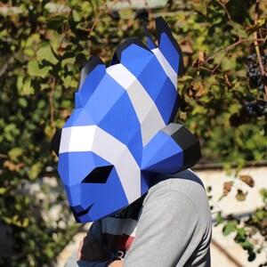 Clownfish Mask: DIY Low Poly Papercraft Costume (PDF Template) - Etsy