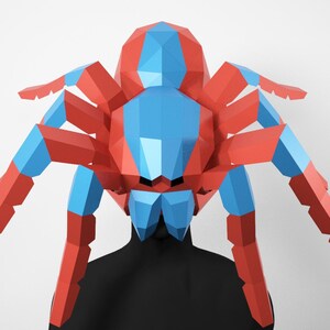 Spiders Tarantulas, DIY Mask, 3D Paper Mask, Spider Costume, Tarantula ...