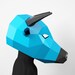 Bull Low Poly Mask, DIY Paper Craft Mask, PDF Template for 3D Masks ...