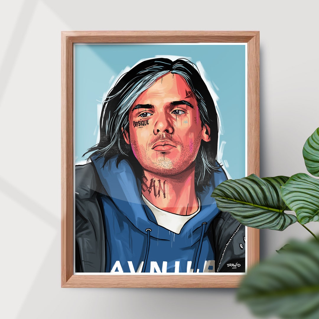 Poster Portrait of Orelsan Illustration - Etsy
