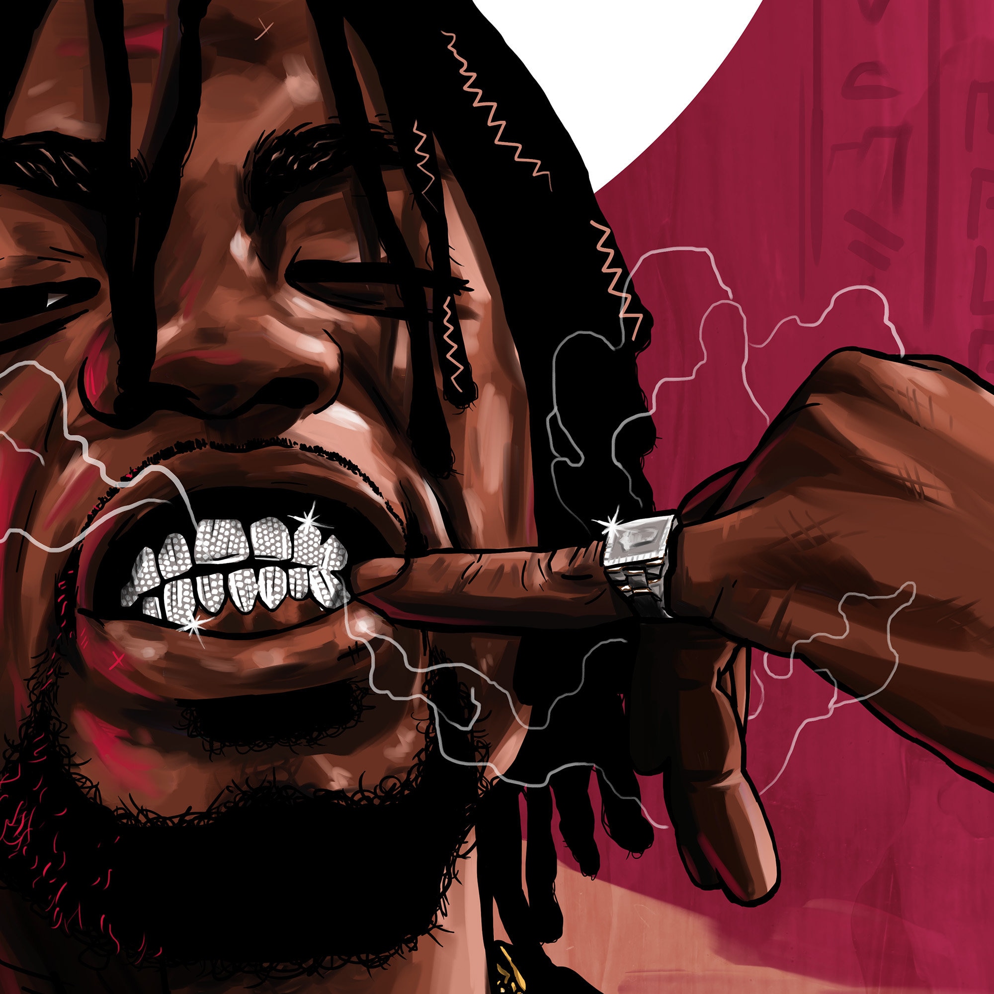 Portrait Poster of Gazo Illustration - Etsy