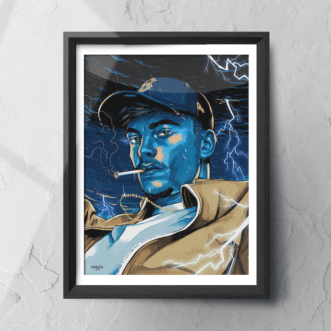 Poster Portrait Bekar Illustration - Etsy