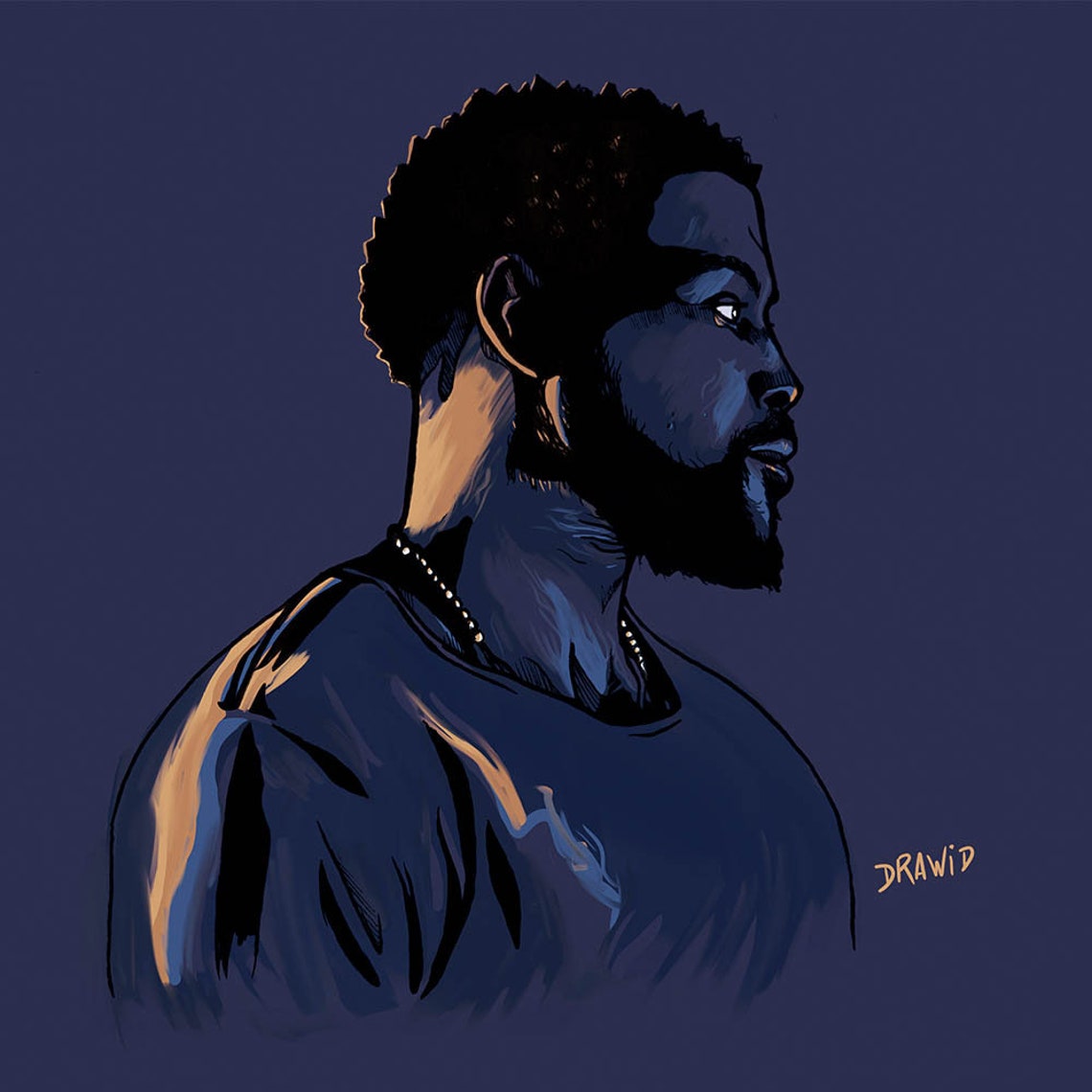 Affiche DAMSO 30x30 cm | Etsy