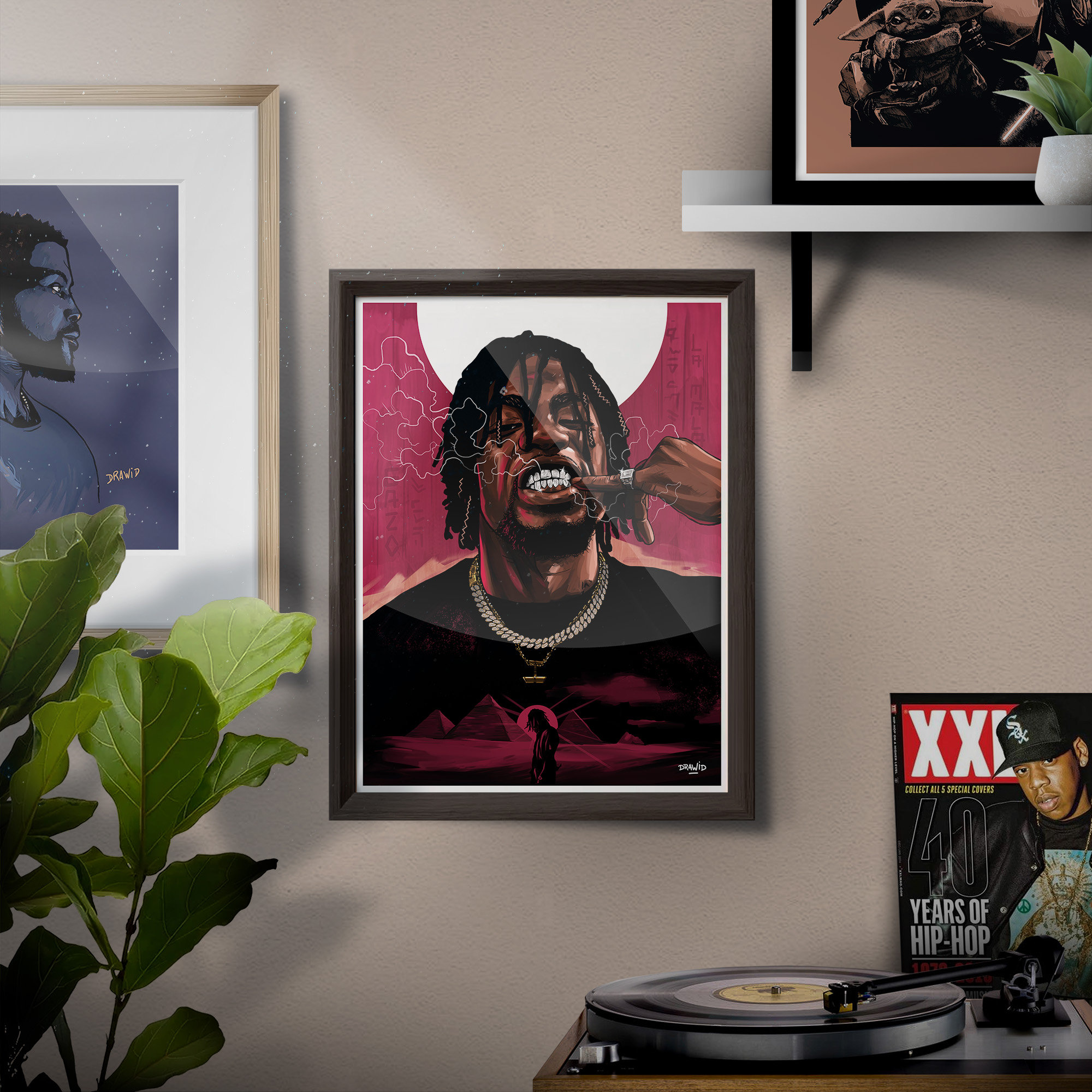 Portrait Poster of Gazo Illustration - Etsy