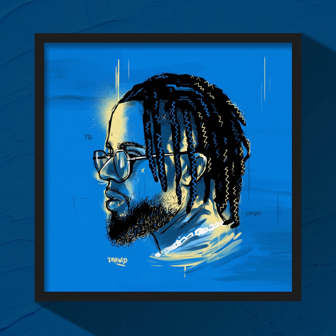 Poster Portrait of Lefa Illustration - Etsy