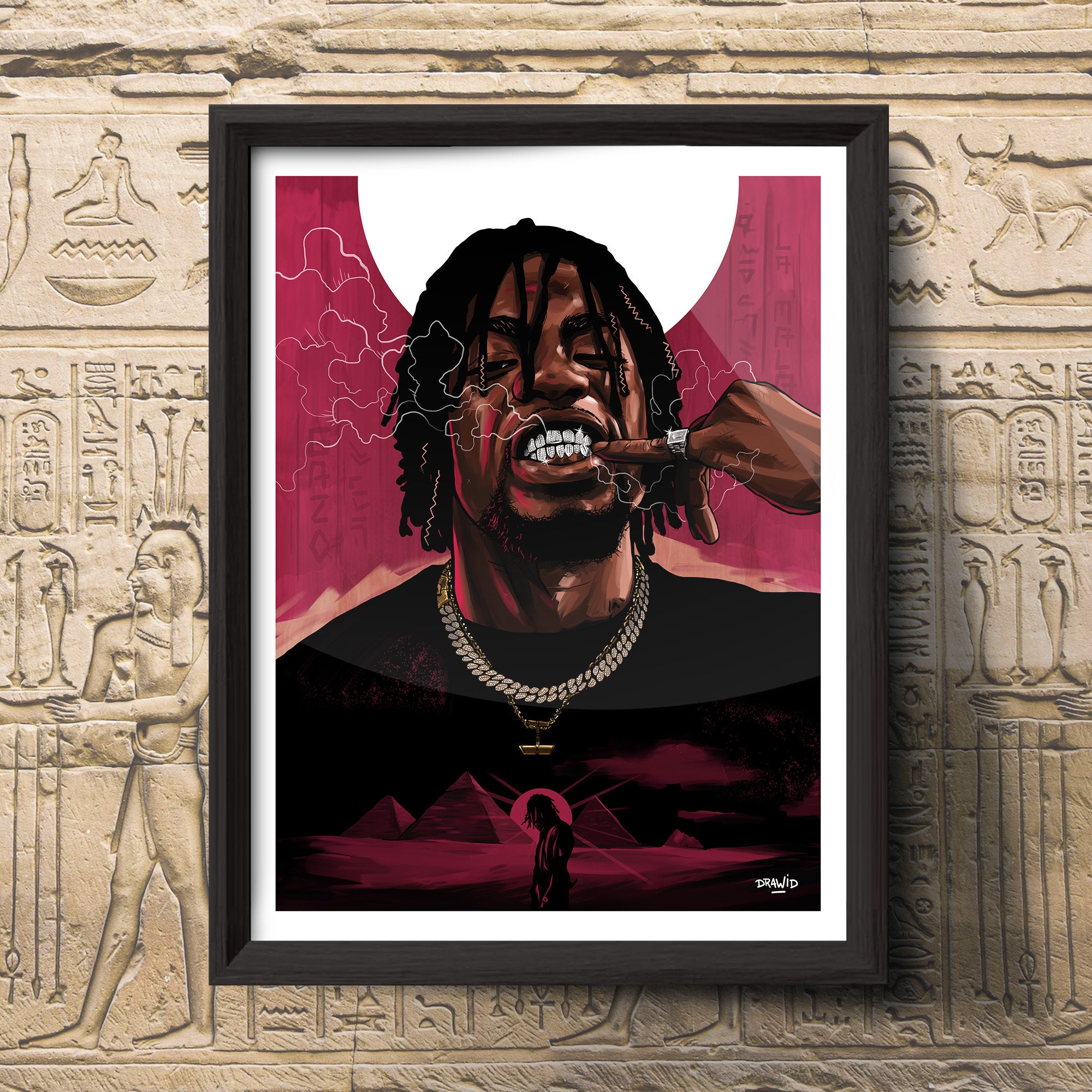 Portrait Poster of Gazo Illustration - Etsy