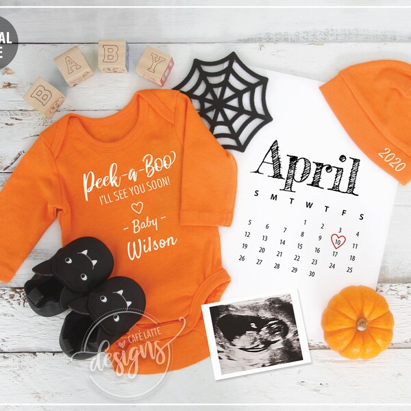 October Baby Announcement - Etsy