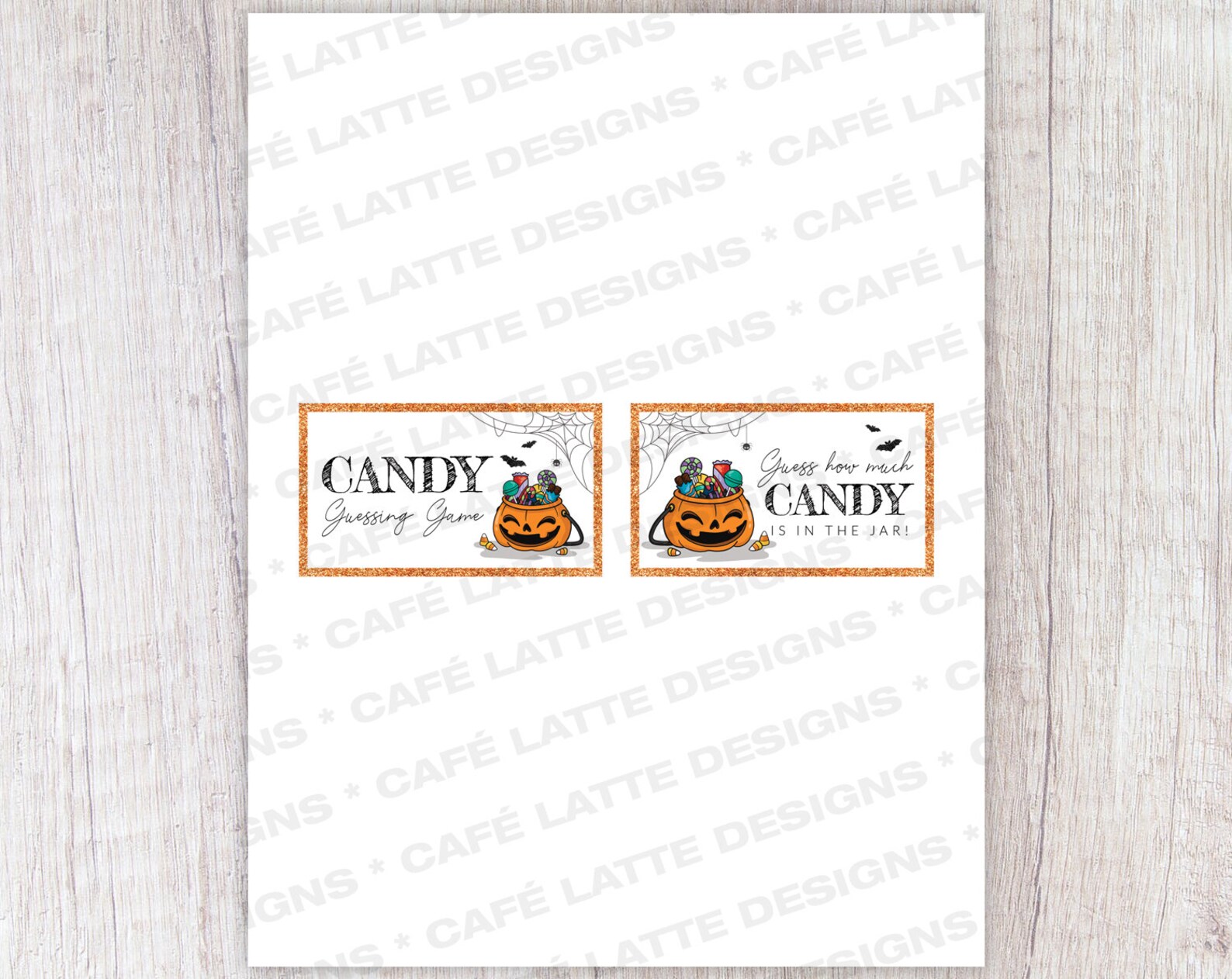 HALLOWEEN Candy Guessing Game Printable Halloween Games | Etsy Canada