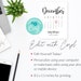 DECEMBER Due Date Calendar Printable, Baby Pregnancy Announcement ...