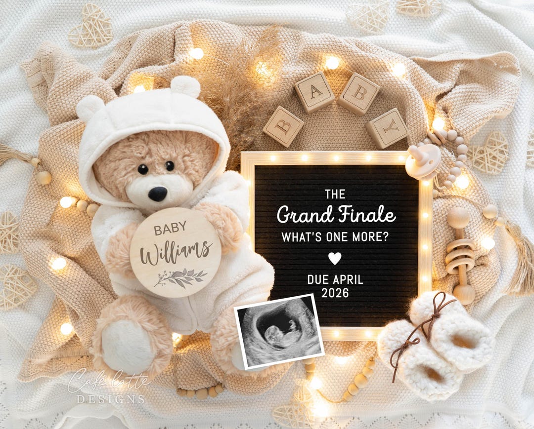 Grand Finale Pregnancy Announcement Digital, Pregnancy Announcement to ...