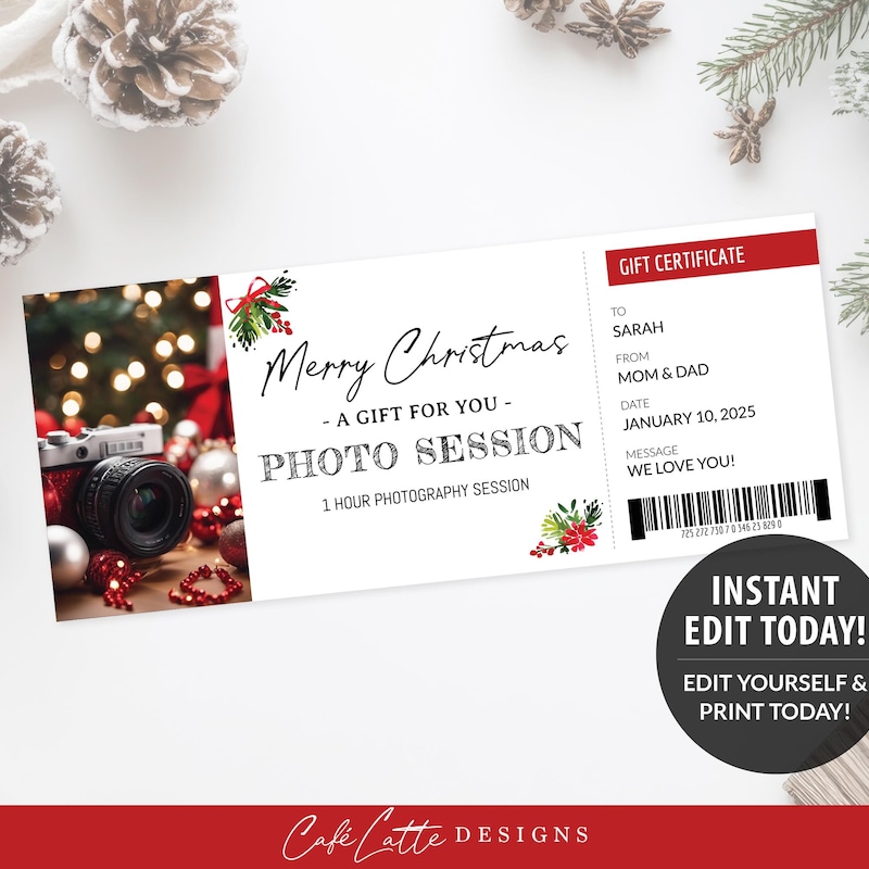 Camera Editable Print - Etsy