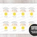 Teacher Gift Tags Editable Printable, Personalized End of School Favor ...