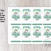 Friend St. Patricks Day Printable Gift Tags, Editable Personalized ...